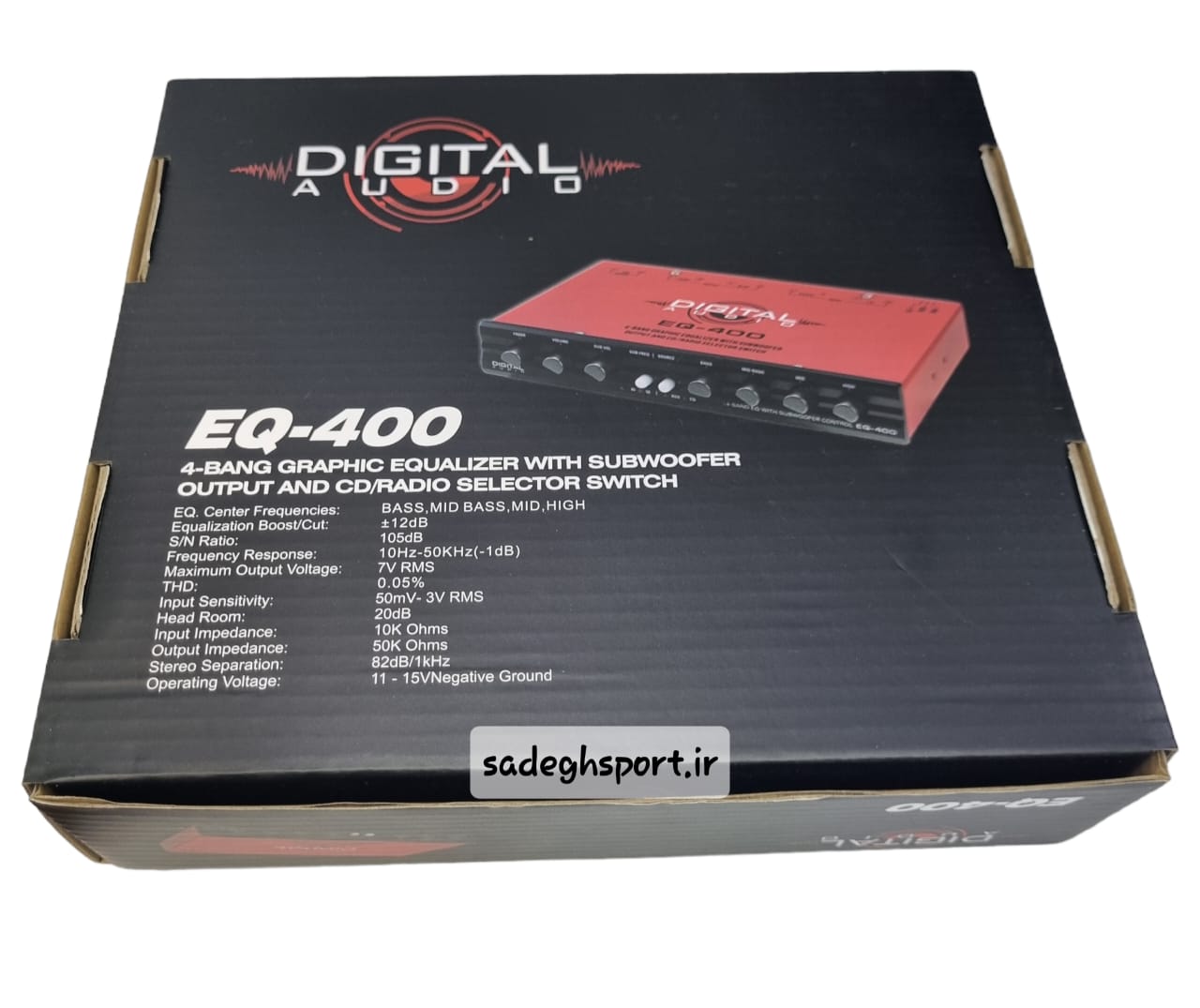 اکولایزر (پروسسور) دیجیتال اودیو مدل EQ-400 | صادق اسپرت